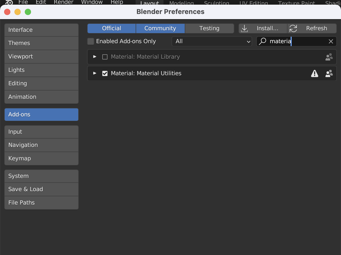 【Blender】マテリアルを一括設定できるアドオン-Material Utilities | AobecoArt